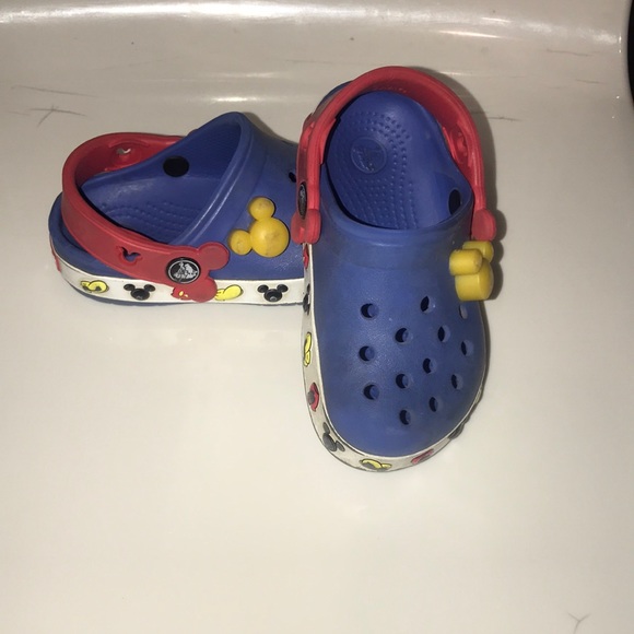 CROCS | Shoes | Crocs Blue Mickey Mouse Size 67 Bin A5 | Poshmark